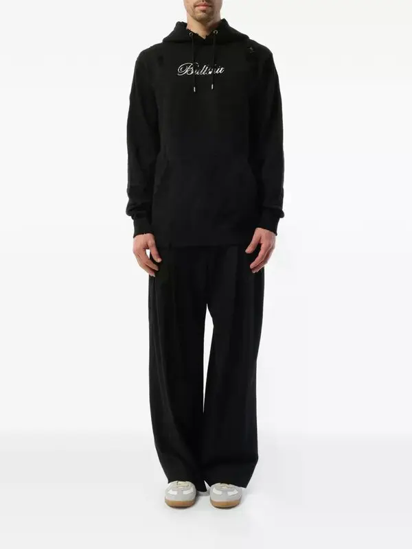 MASTERMIND WORLD Distressed Logo Hoodie