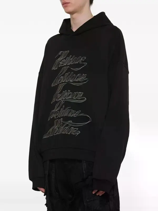We11Done Logo-embellished Drawstring Hoodie
