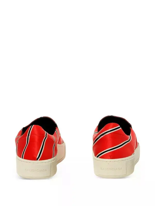 Balenciaga Striped Slip-on Sneakers