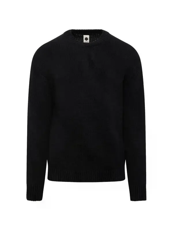 VOWELS Ribbed-trim Sweater