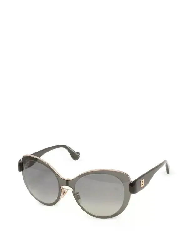 Balenciaga Logo Plaque Cat-eye Sunglasses