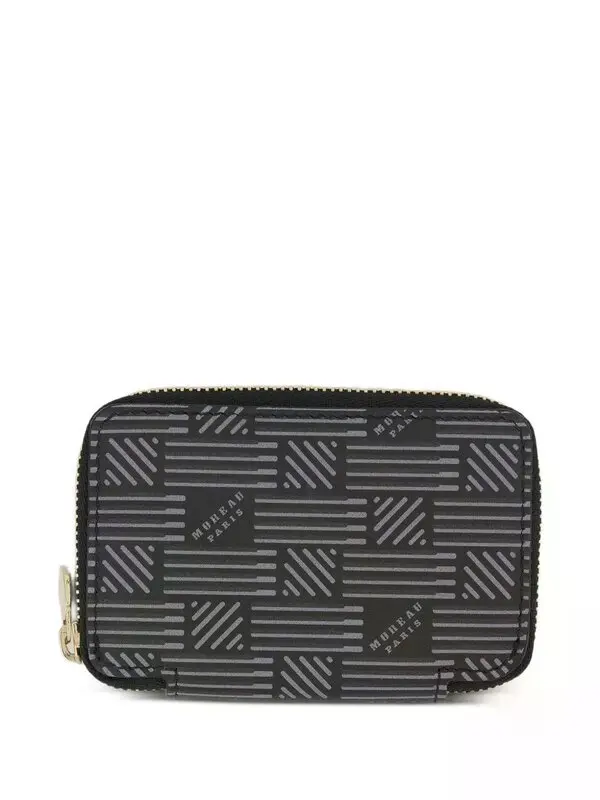Moreau Monogram-print Zip-around Wallet