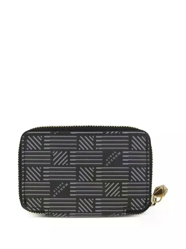 Moreau Monogram-print Zip-around Wallet