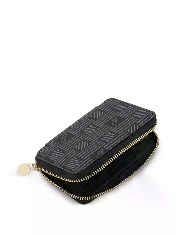 Moreau Monogram-print Zip-around Wallet