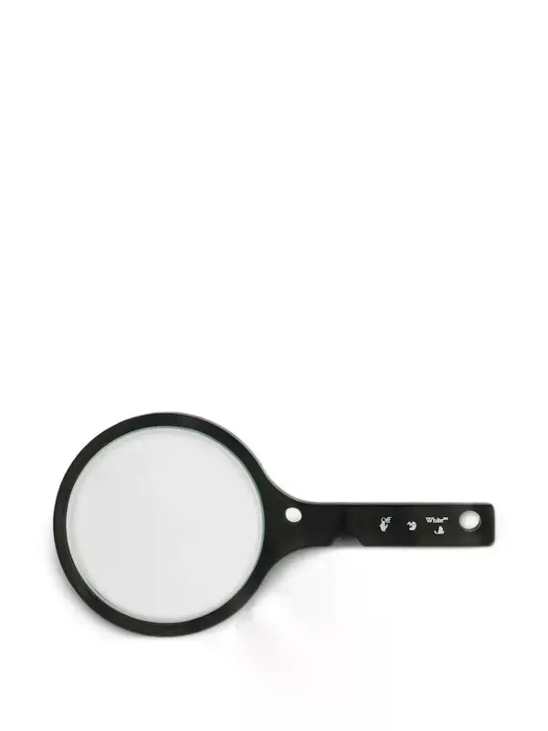 Off-White Meteor Logo-print Hand Mirror - Black