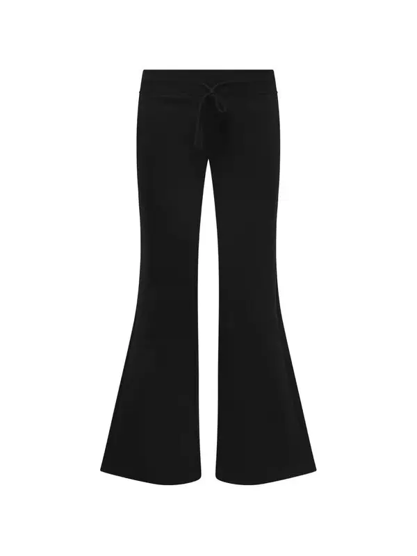 FAX COPY EXPRESS Flared Track Pants With Embroidered Logo