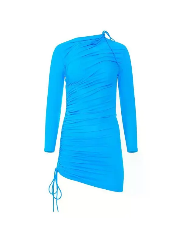 Balenciaga Gathered Drawstring Dress