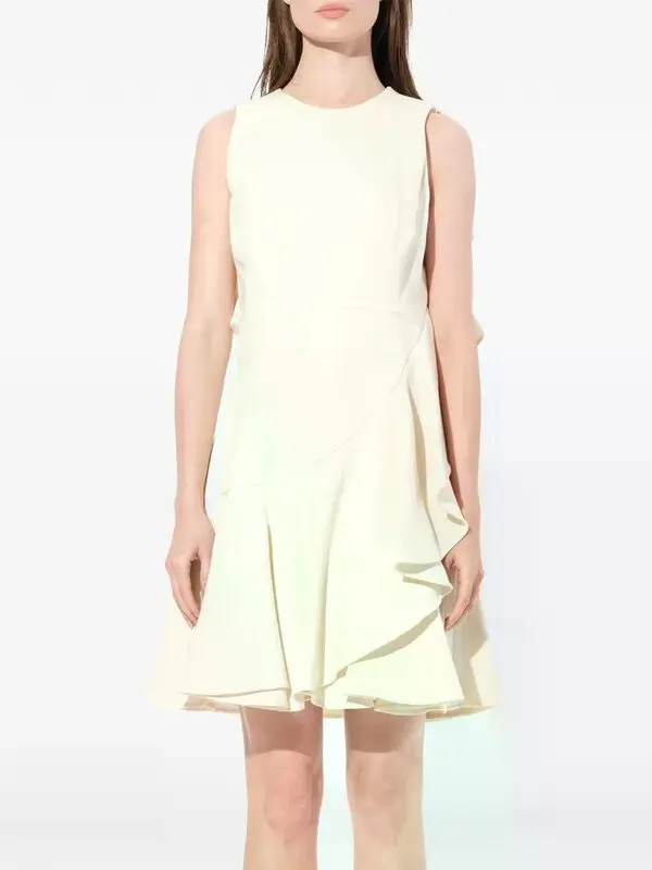 Alexander McQueen Sleeveless Ruffled Dress