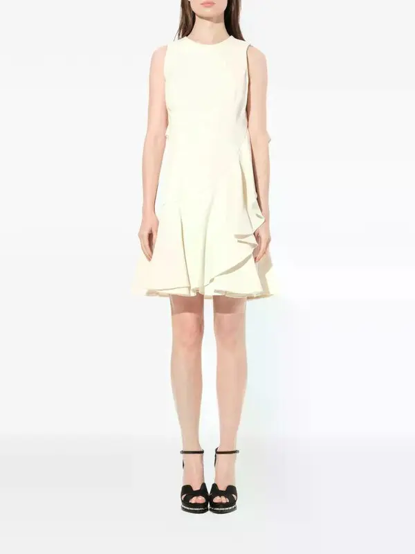 Alexander McQueen Sleeveless Ruffled Dress