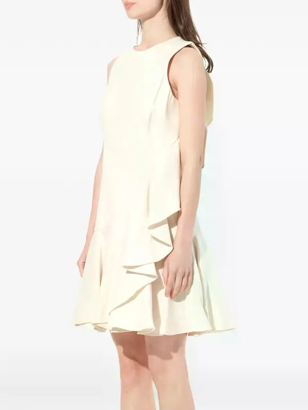 Alexander McQueen Sleeveless Ruffled Dress