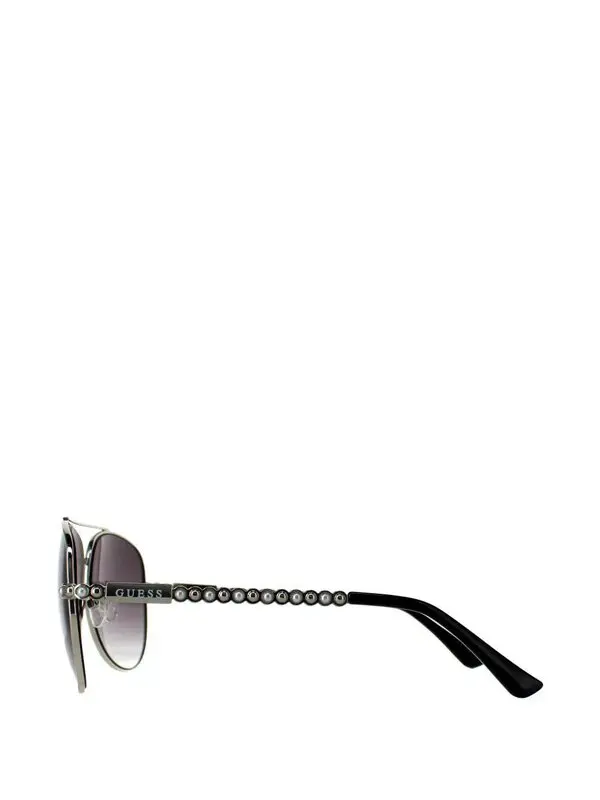 Guess Aviator Sunglasses With Logo Detail
