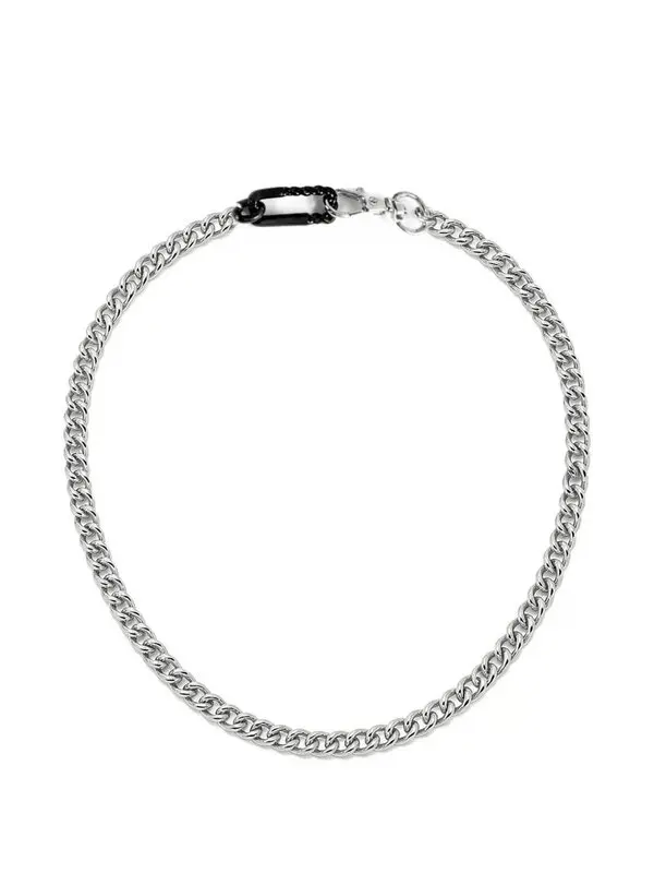 YOJ Two-tone Link Necklace - Silver