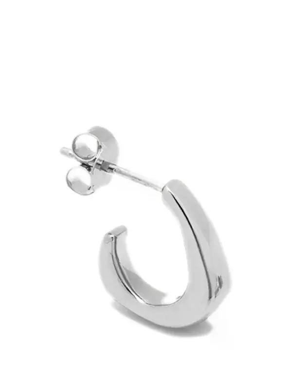 YOJ Sterling Hoop Earring - Silver