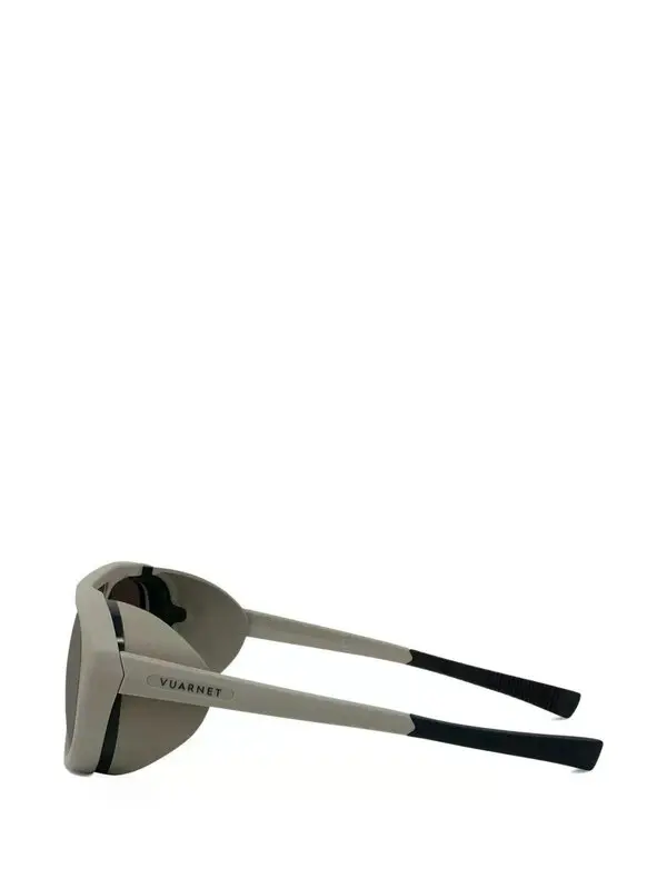 Vuarnet Brow Bar Round Sunglasses