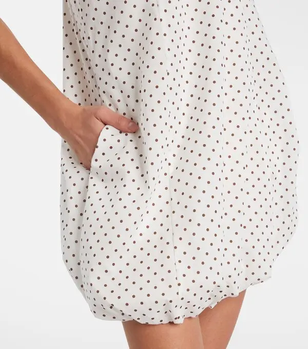 Posse Sky Polka-dot Balloon Minidress