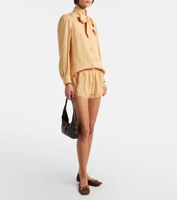 Gucci Horsebit Leather Ballet Flats - Brown