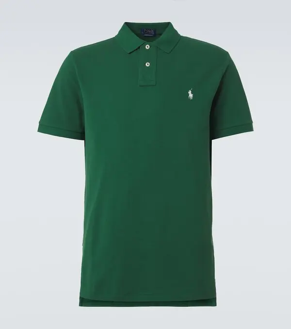 Polo Ralph Lauren Cotton Pique Polo Shirt - Green