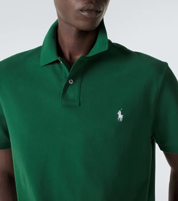 Polo Ralph Lauren Cotton Pique Polo Shirt - Green