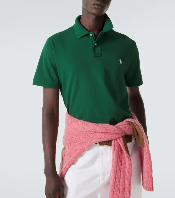 Polo Ralph Lauren Cotton Pique Polo Shirt - Green