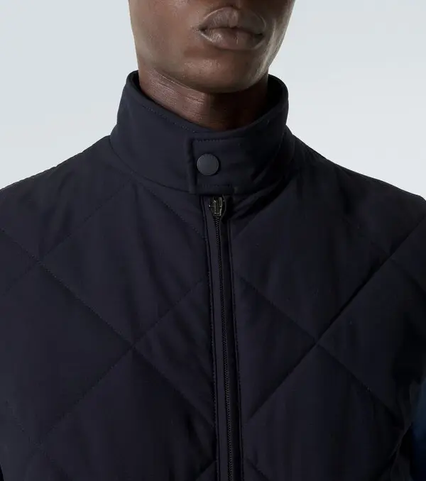 Canali Quilted Puffer Vest