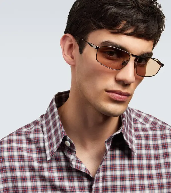 Balenciaga Tag 3.0 Aviator Sunglasses