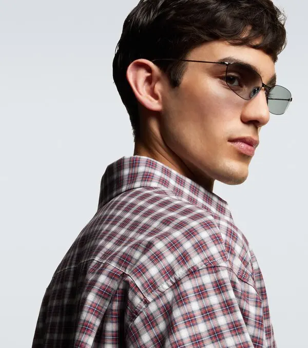 Balenciaga Invisible 2.0 Rectangular Sunglasses