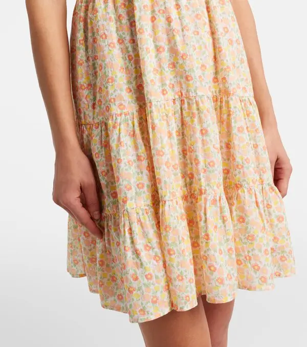 Rixo Sideny Floral Cotton Minidress