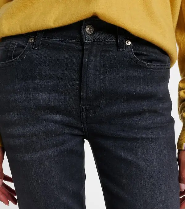 7 For All Mankind Bootcut Jeans In Carbon Storm