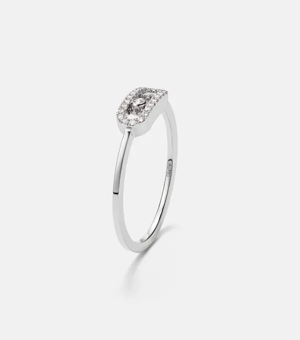 Messika Move Uno 18kt White Gold Diamond Ring