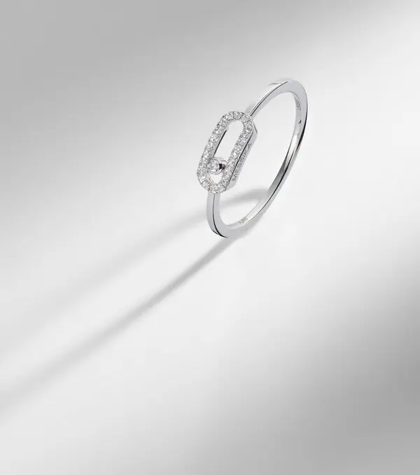 Messika Move Uno 18kt White Gold Diamond Ring
