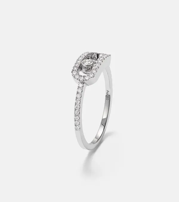 Messika Move Uno 18kt White Gold Ring With Diamonds