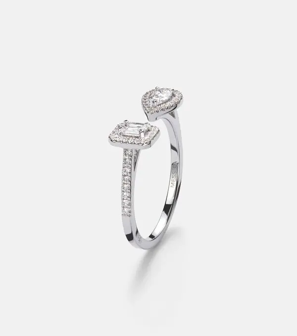 Messika My Twin 18kt White Gold Ring With Diamonds