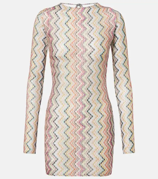 Missoni Zig Zag Mini Dress - Multicoloured