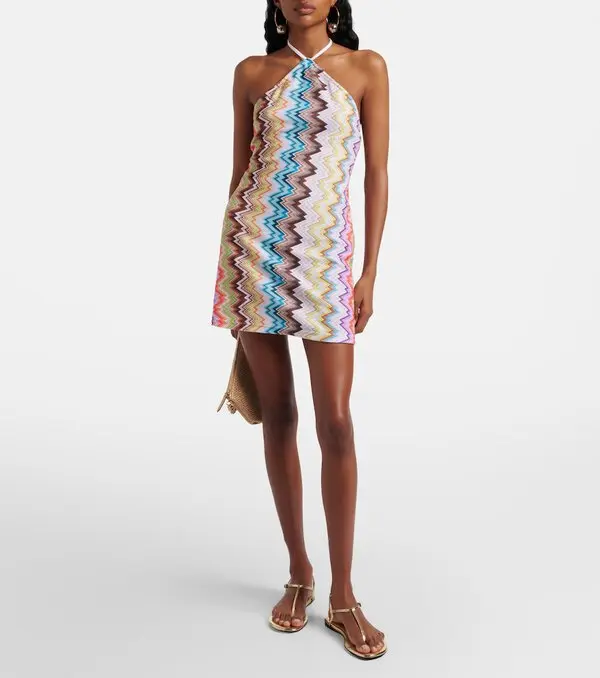 Missoni Zigzag Open-back Minidress