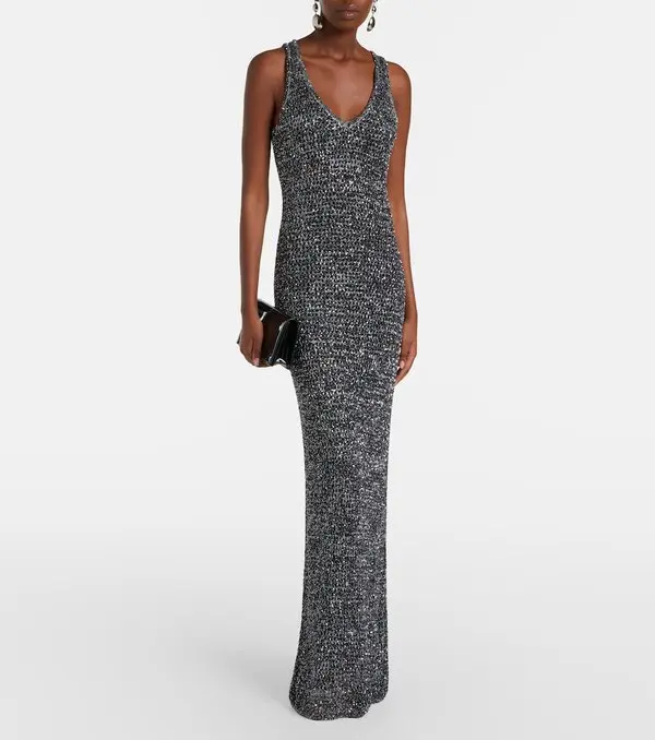 Missoni Sequined Lame Gown