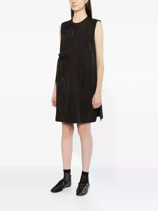 JNBY Sleeveless Round Neck Floral Embroidered Dress