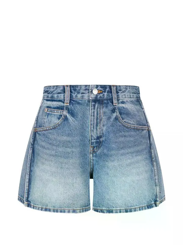 JNBY Faded Wash Five-pocket Denim Shorts - Blue