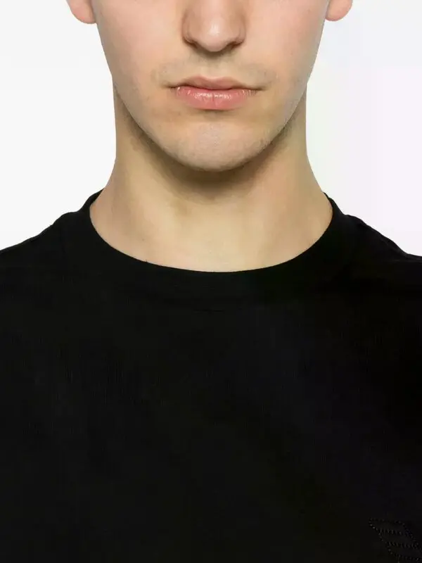 Emporio Armani Logo-embroidered T-shirt