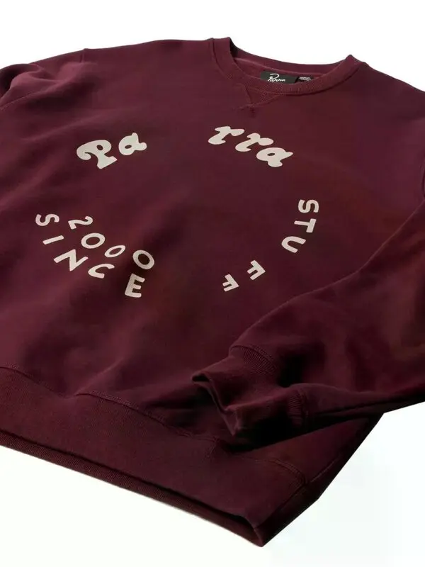 PARRA Gasoline" Graphic Print Crewneck Sweatshirt