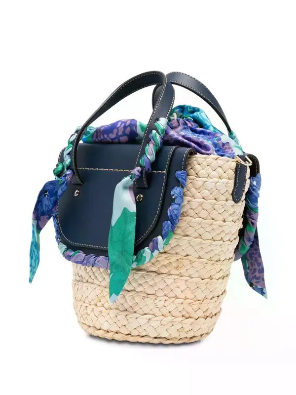 CUBA LAB Habanera Floral-trim Tote Bag