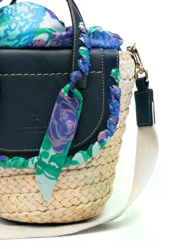 CUBA LAB Habanera Floral-trim Tote Bag