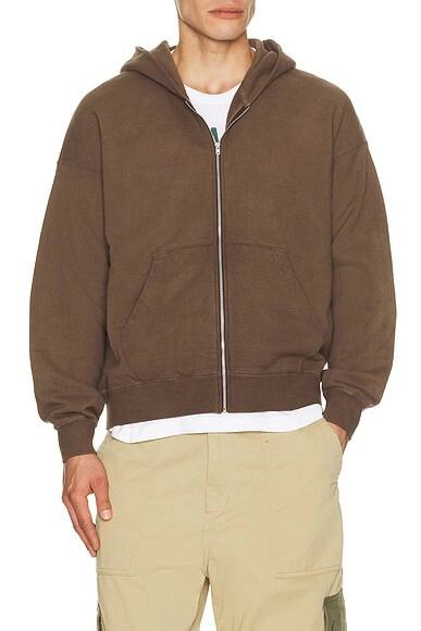 Visvim Jumbo Sb Hoodie F.z - Mud