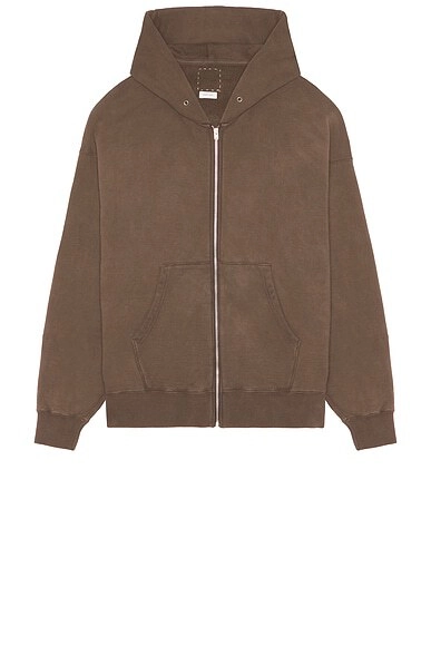Visvim Jumbo Sb Hoodie F.z - Mud
