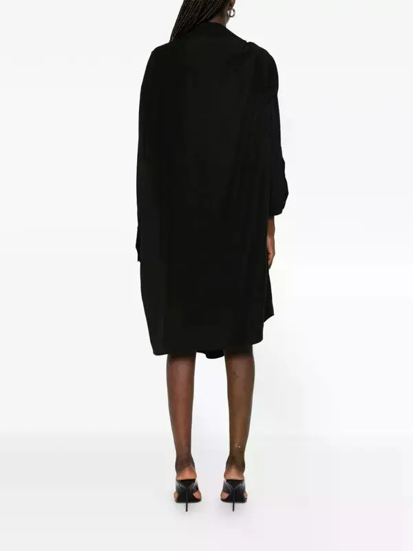 Balenciaga Logo Embroidered Button-up Dress