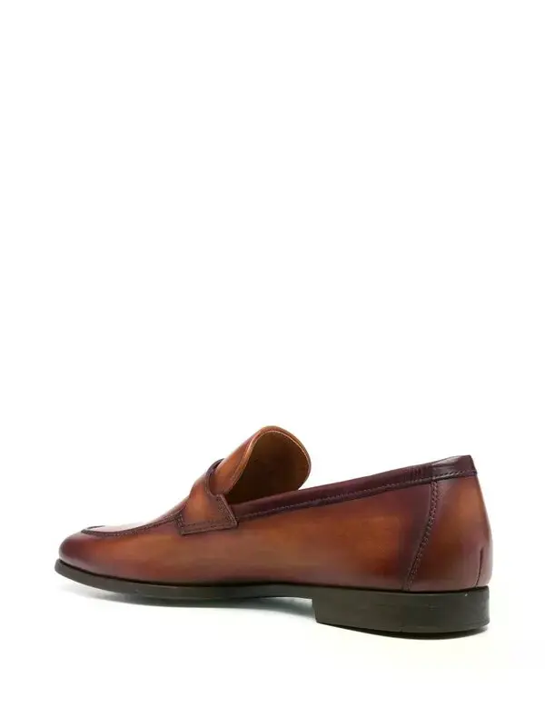 Magnanni Front-strap Almond-toe Loafers
