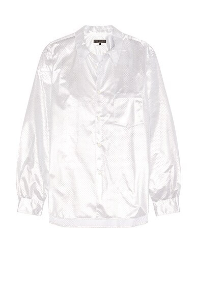 Comme Des Garçons Satin Button Down Shirt