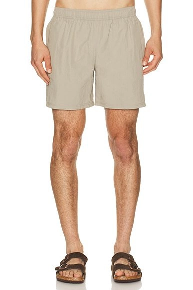 AUTO-REPLY Solid Sebastian Swim Trunk - Pumice