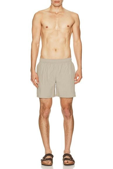 AUTO-REPLY Solid Sebastian Swim Trunk - Pumice
