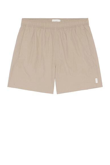 AUTO-REPLY Solid Sebastian Swim Trunk - Pumice