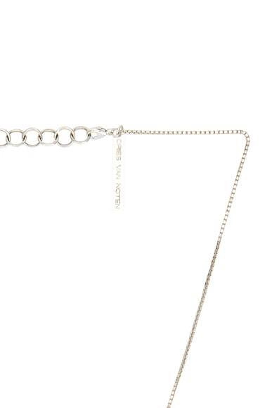 Dries Van Noten Silver-plated Necklace With Bead